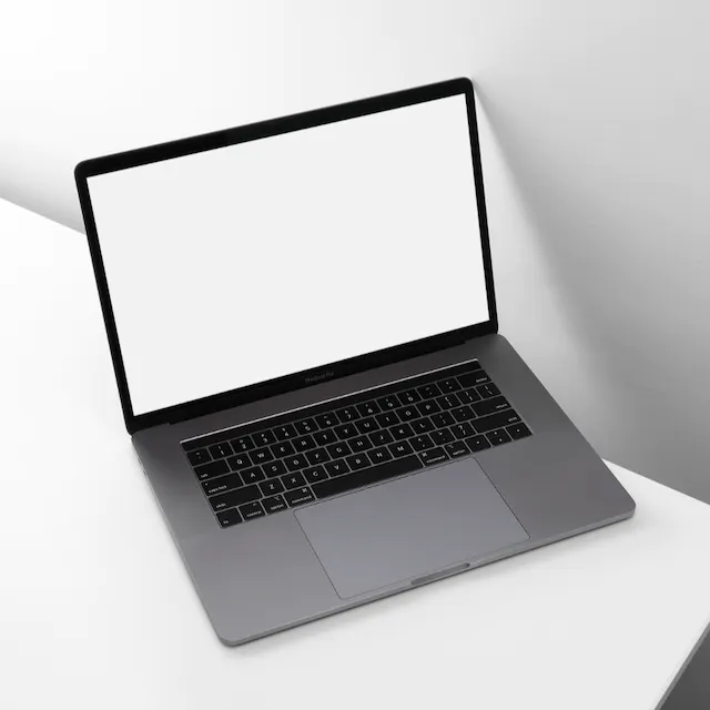 2019 MacBook Pro Mockup On The Table